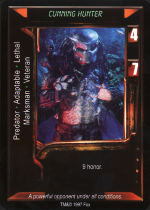 Game Design Journal: Aliens Predator CCG: Card Design Part 1