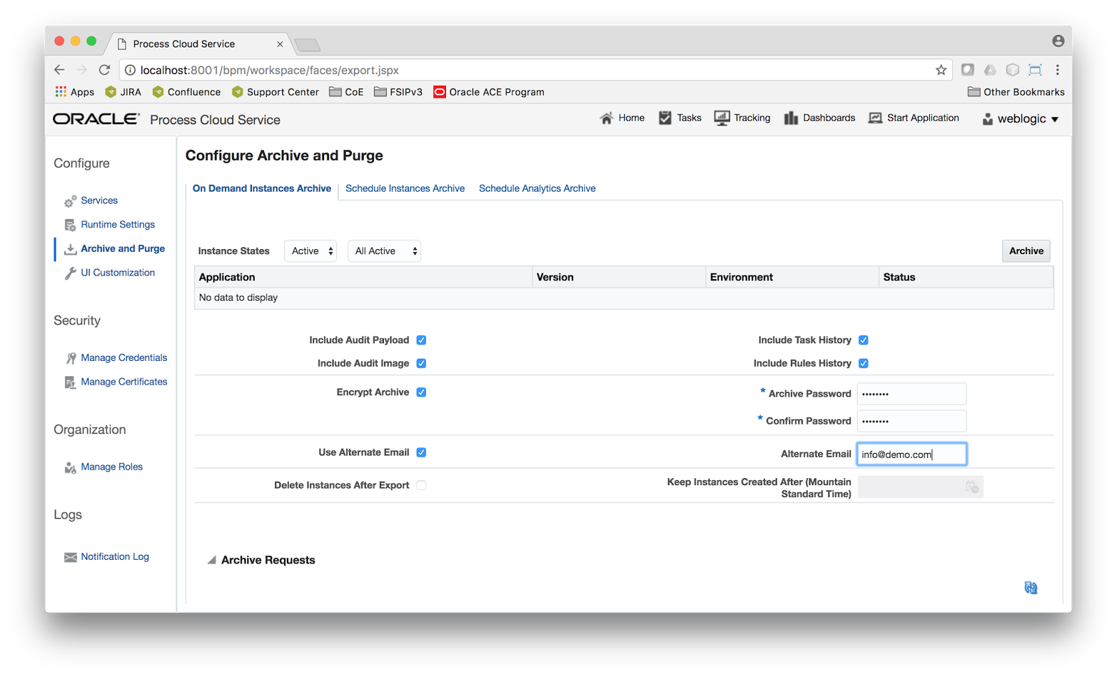 Antonis Antoniou's Blog: Instance Archiving and Purging in Oracle ...