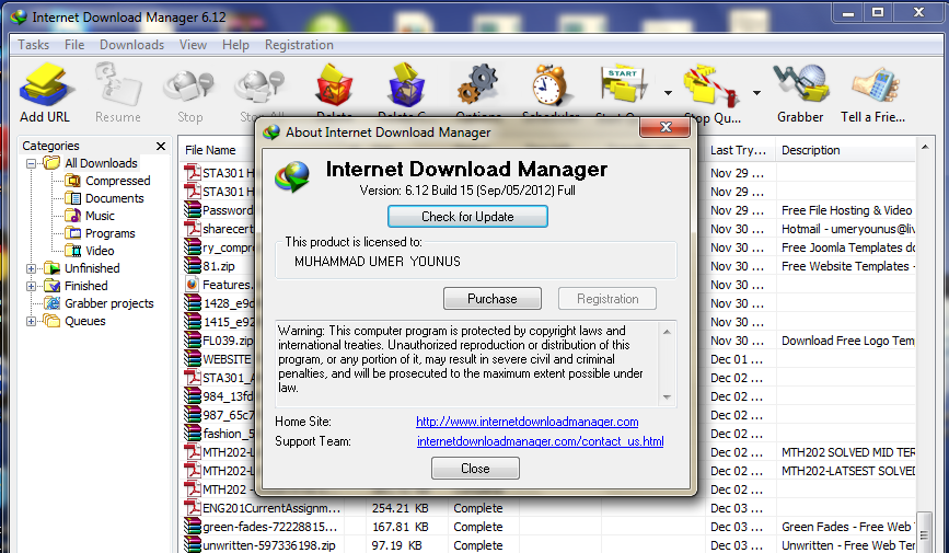 How to Register idm for free ~ Today's Story