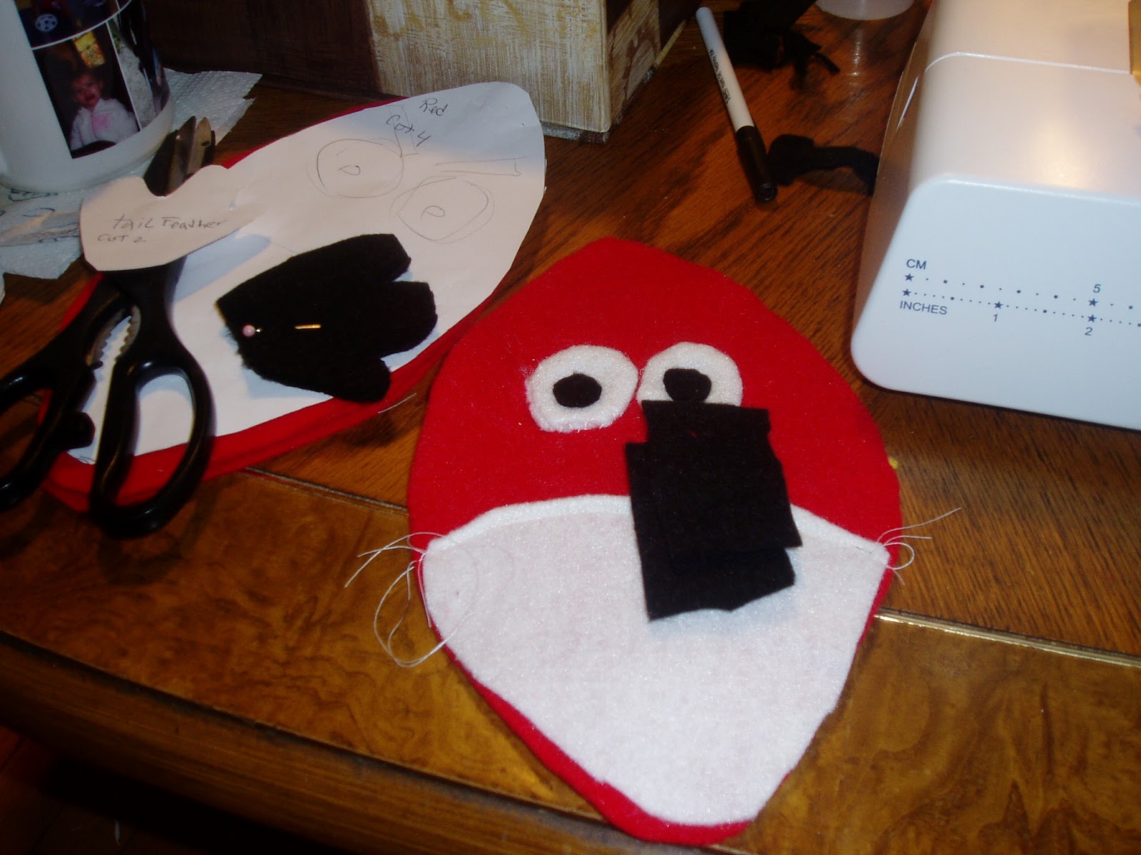 rosebudinnh MY art: felt angry birds