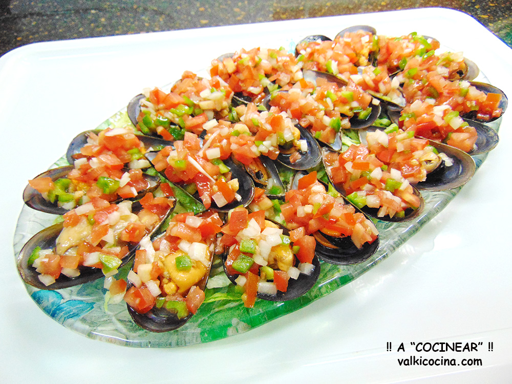 MEJILLONES A LA VINAGRETA | ¡¡A COCINEAR!! Recetas valkicocina.com
