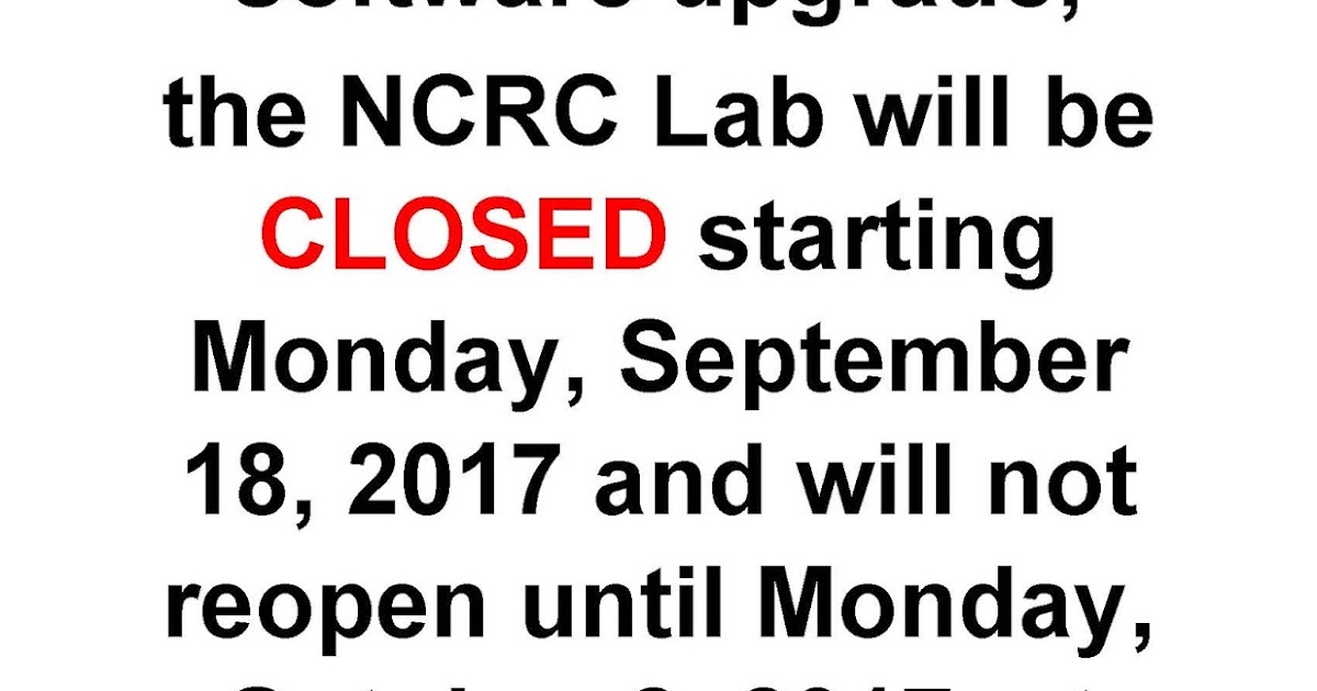 PCC Career Readiness Certificate: NCRC Lab Closed