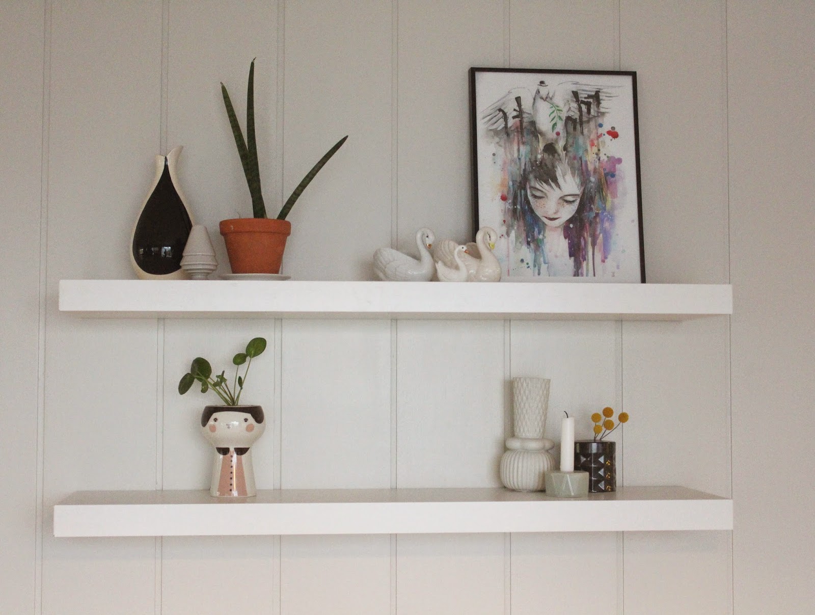 Ikea hyller vegg – Integrert kjokkenet