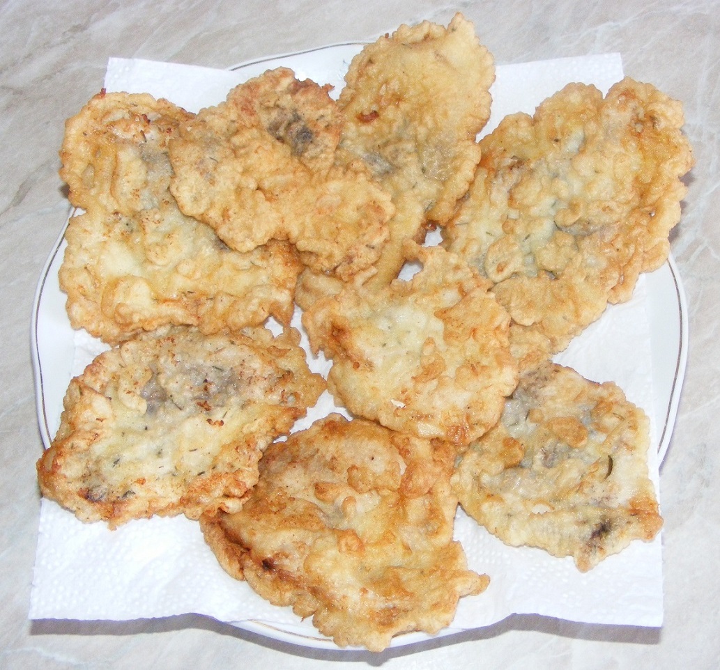 Snitele cu ciuperci pane si sos tzatziki | Preparatedevis.ro