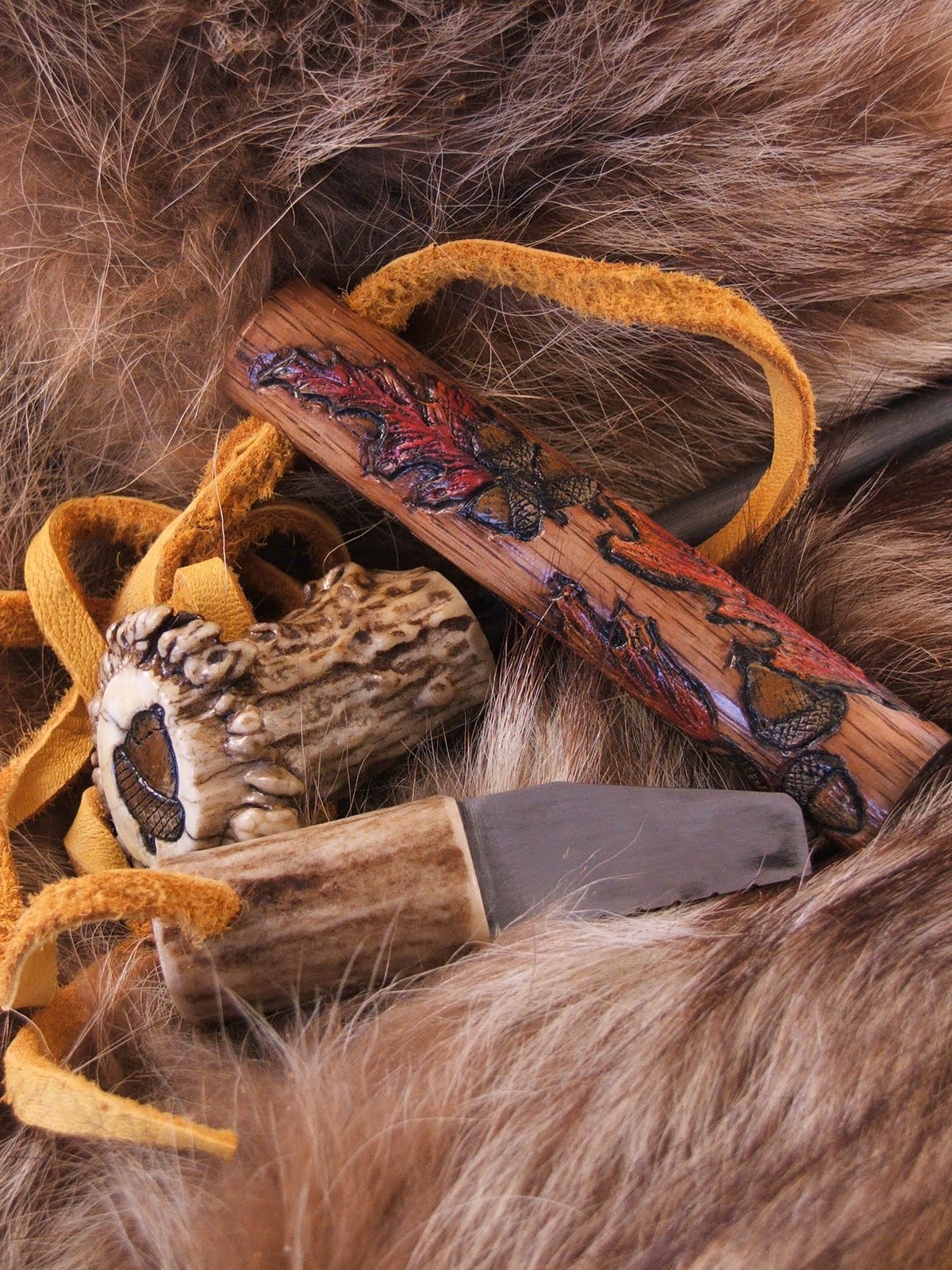 MacNaughtan Creations: Oak Leaves and Acorn Fire Starter Kit