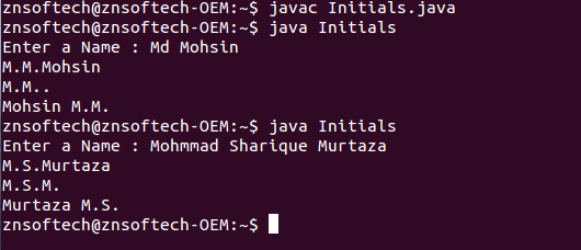 Java Code To Print The Initials Of A Name Coders Hub Android Code java-code-to-print-the-initials-of-a-name-coders-hub-android-code