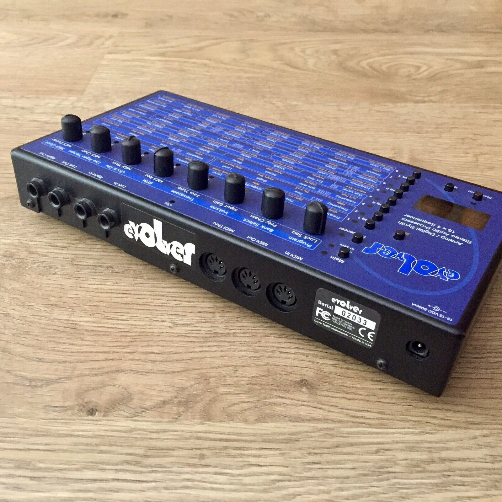 MATRIXSYNTH: Dave Smith Instruments DSI Evolver Desktop Synth SN 02033