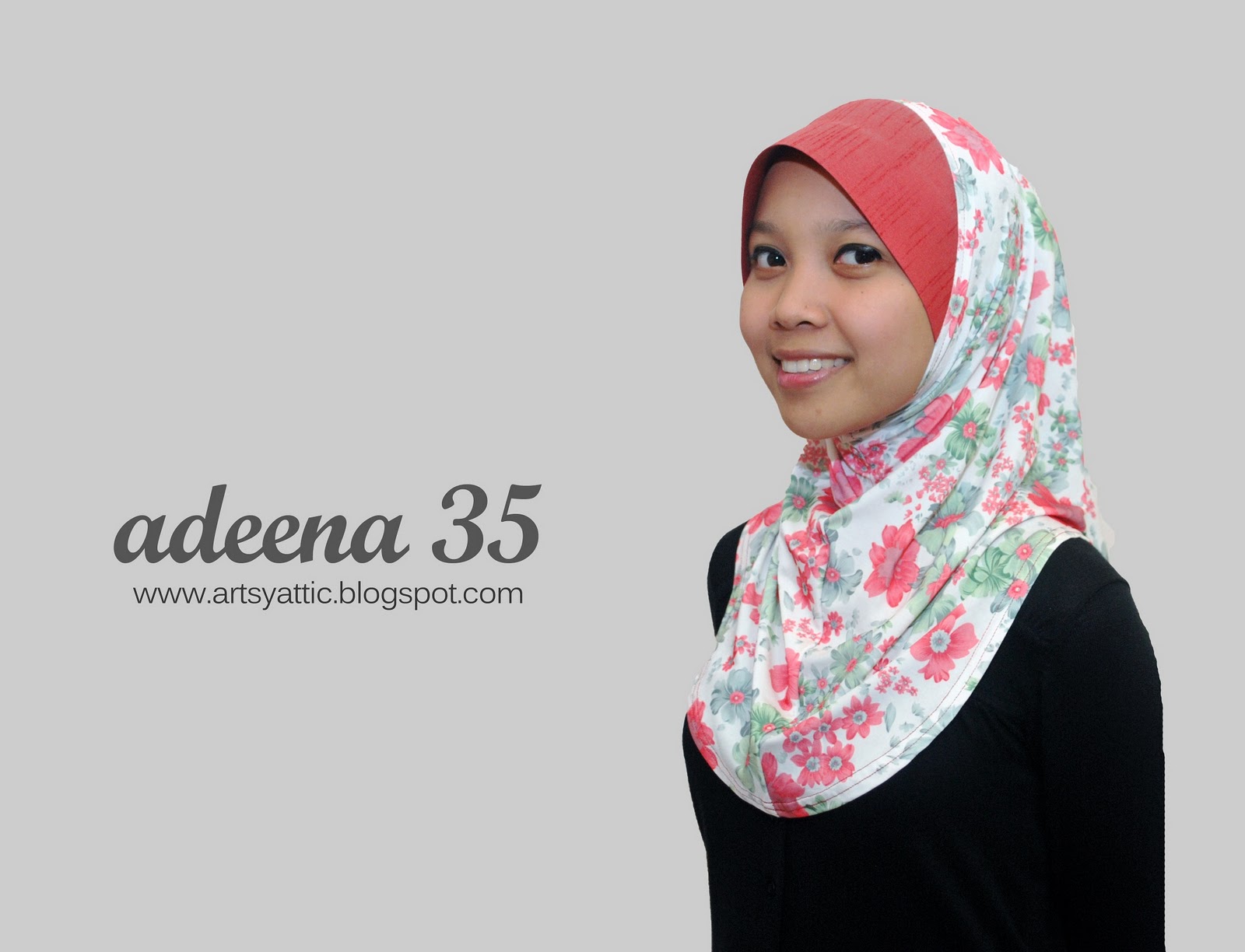 Artsy Attic: Adeena Instant Hijab #6