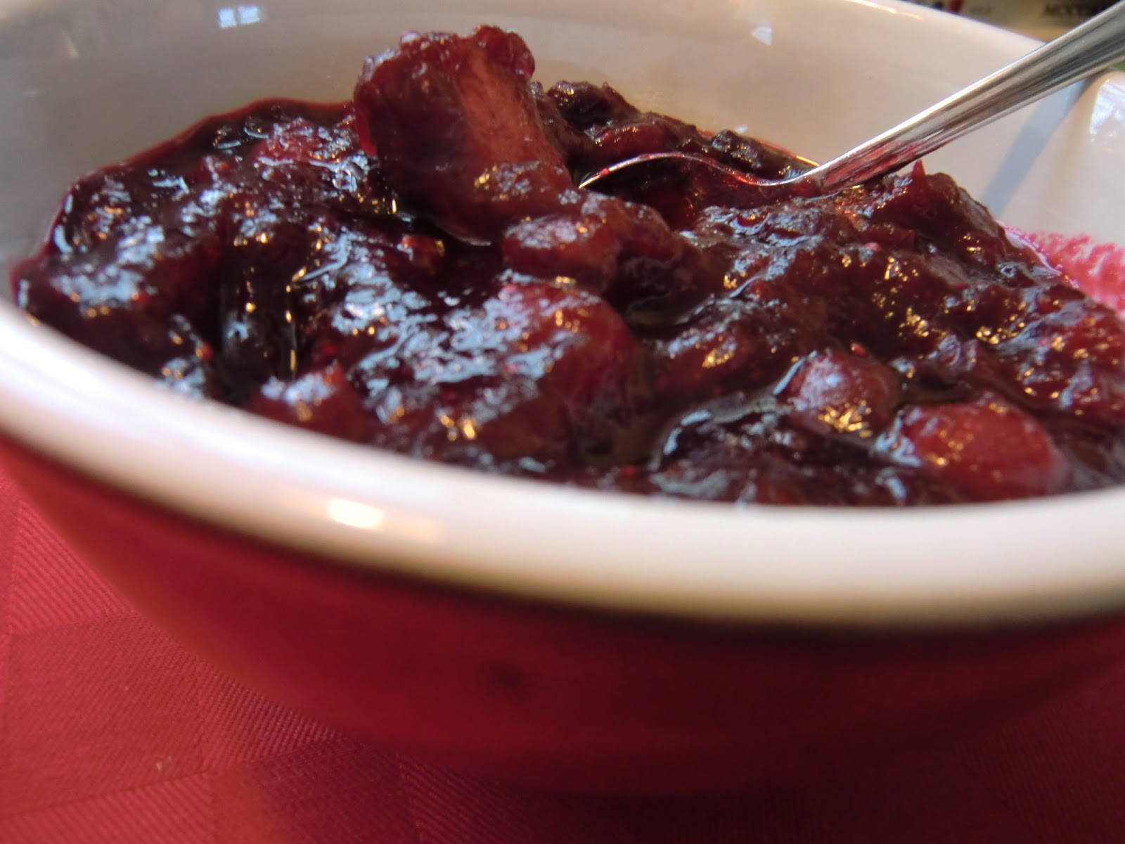 Kjerstis mat och prat: Tranbärssylt med muscovadosocker, kanel och ...