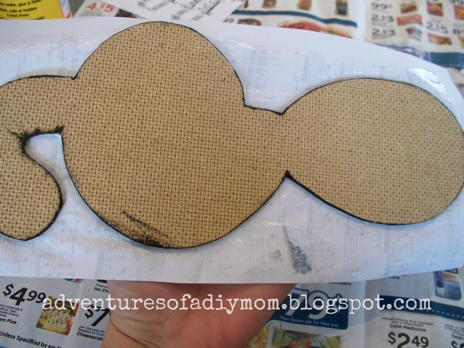 Mod Podge Wooden Music Notes Decor - Adventures of a DIY Mom