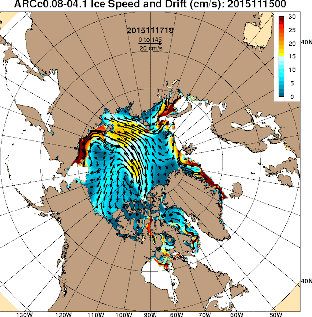 Arctic News: Strong winds and High Waves hit Arctic Ocean