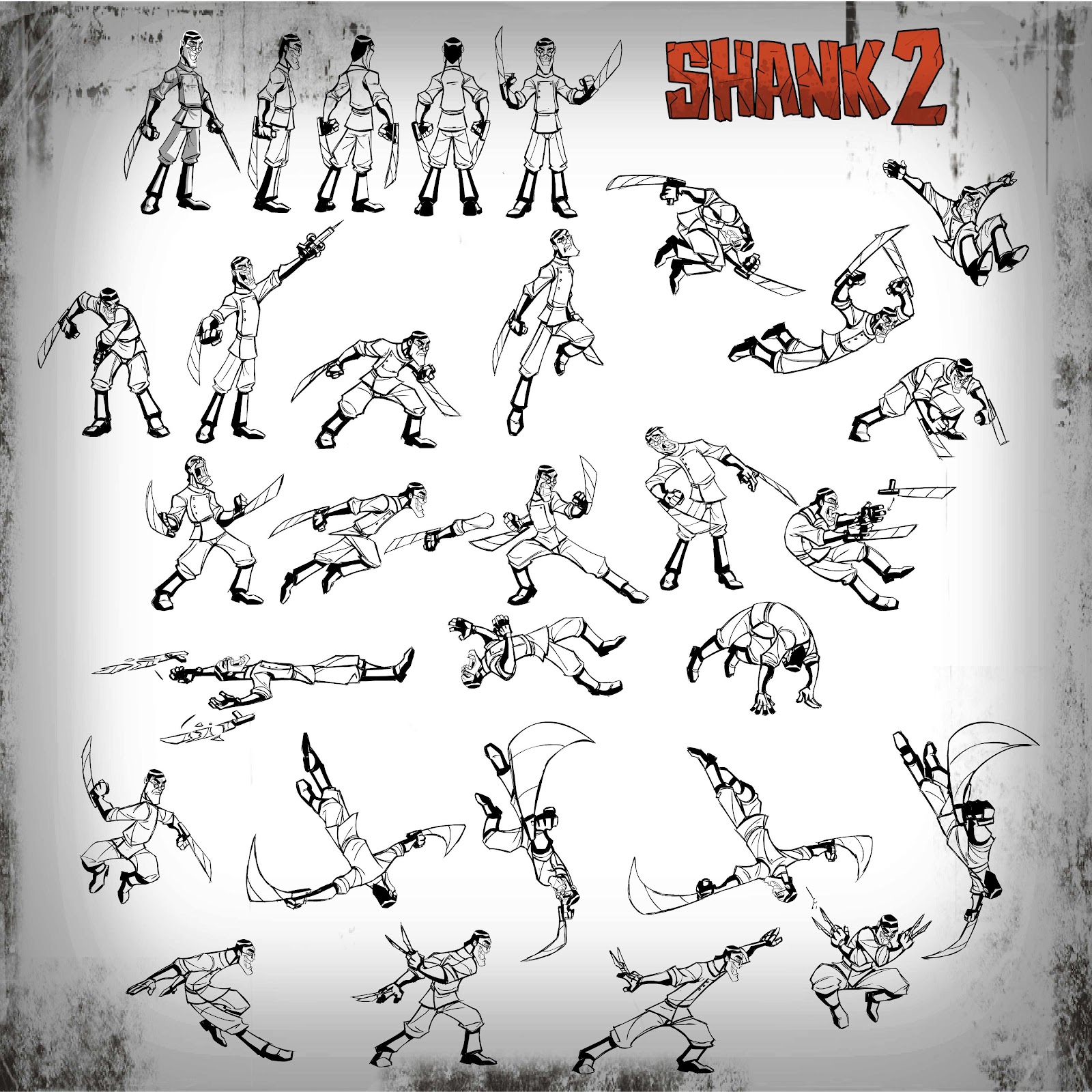 Ace'spot: Shank 2 boss poses