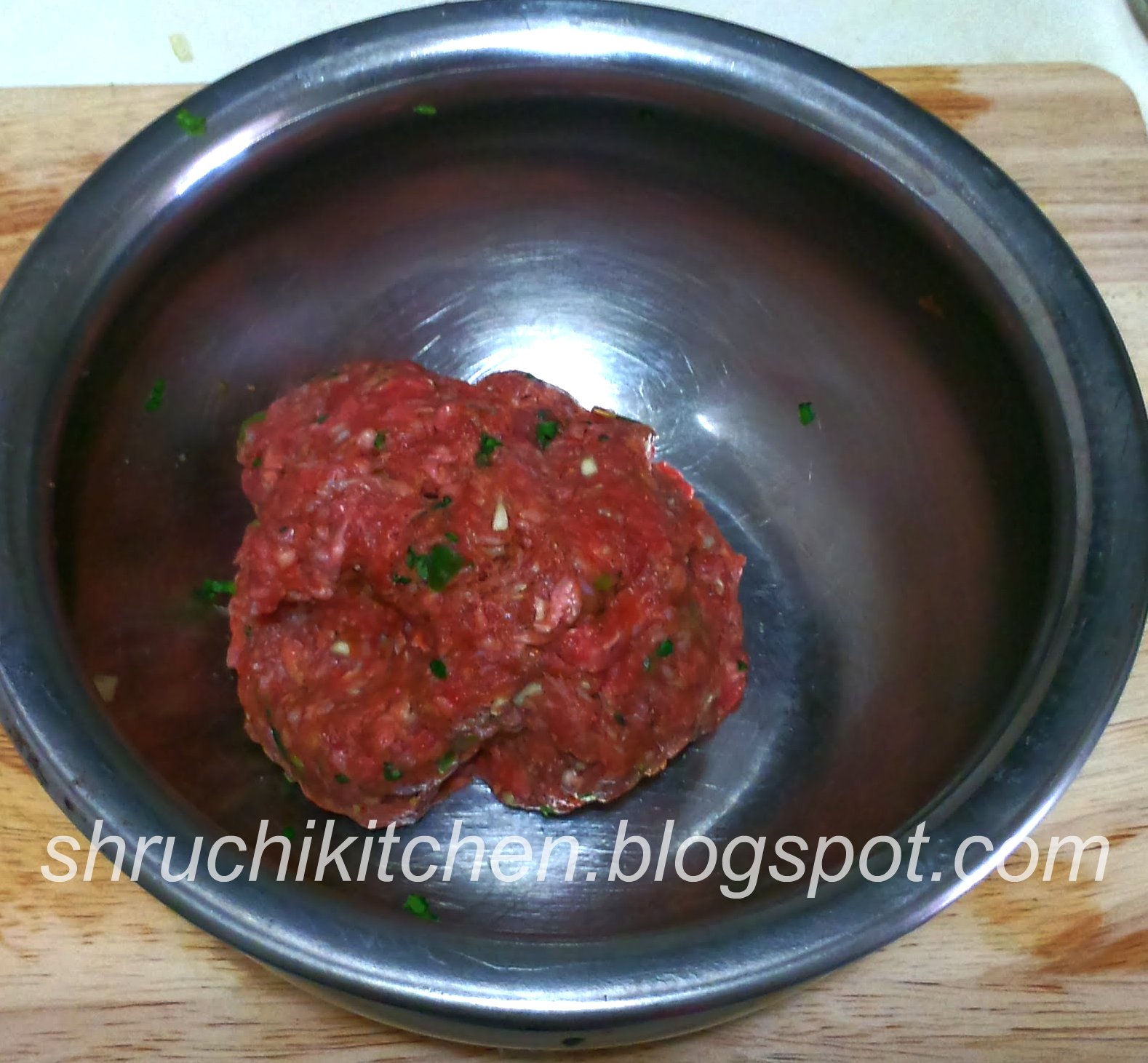 Shruchi Kitchen: Beef Sheek Kabab