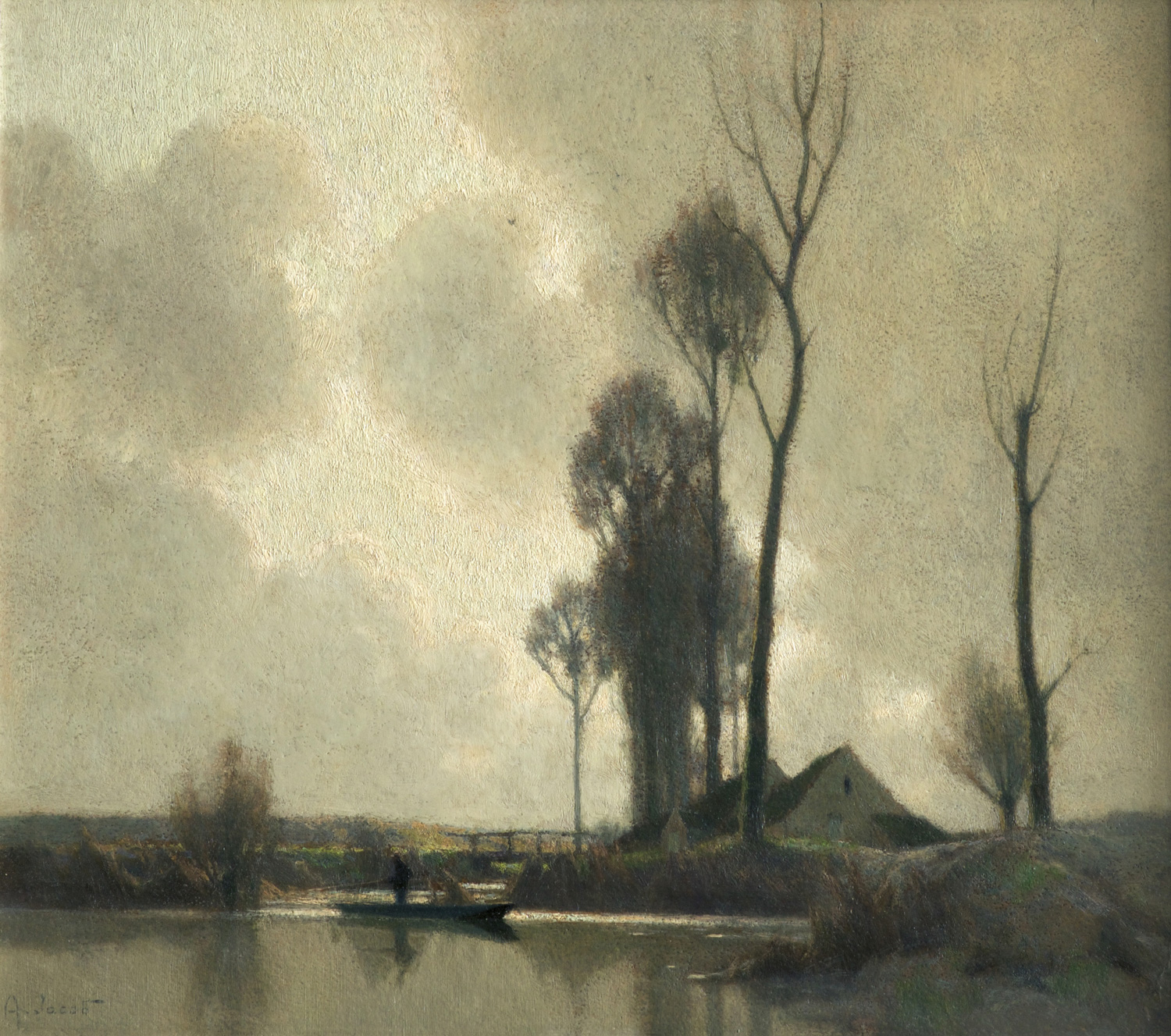 Alexandre-Louis Jacob | Landscape painter | Tutt'Art@ | Pittura ...