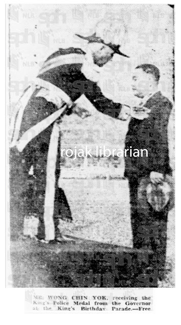 Wong Chin Yoke - a war hero (Bukit Brown)