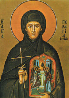 ORTHODOX CHRISTIANITY THEN AND NOW: Saint Pelagia of Tinos (+ 1834)