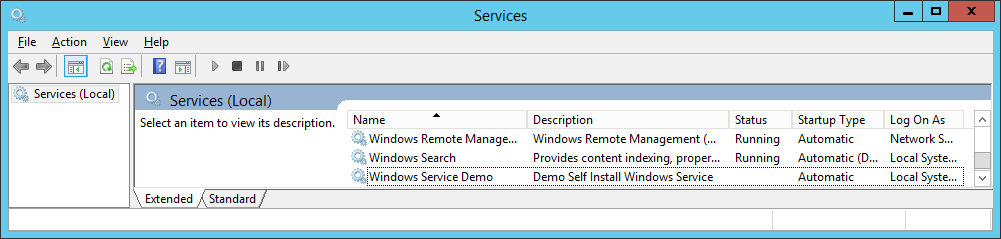 The Wanderer Create Simple Windows Service And Self Install In C And Vb 3128