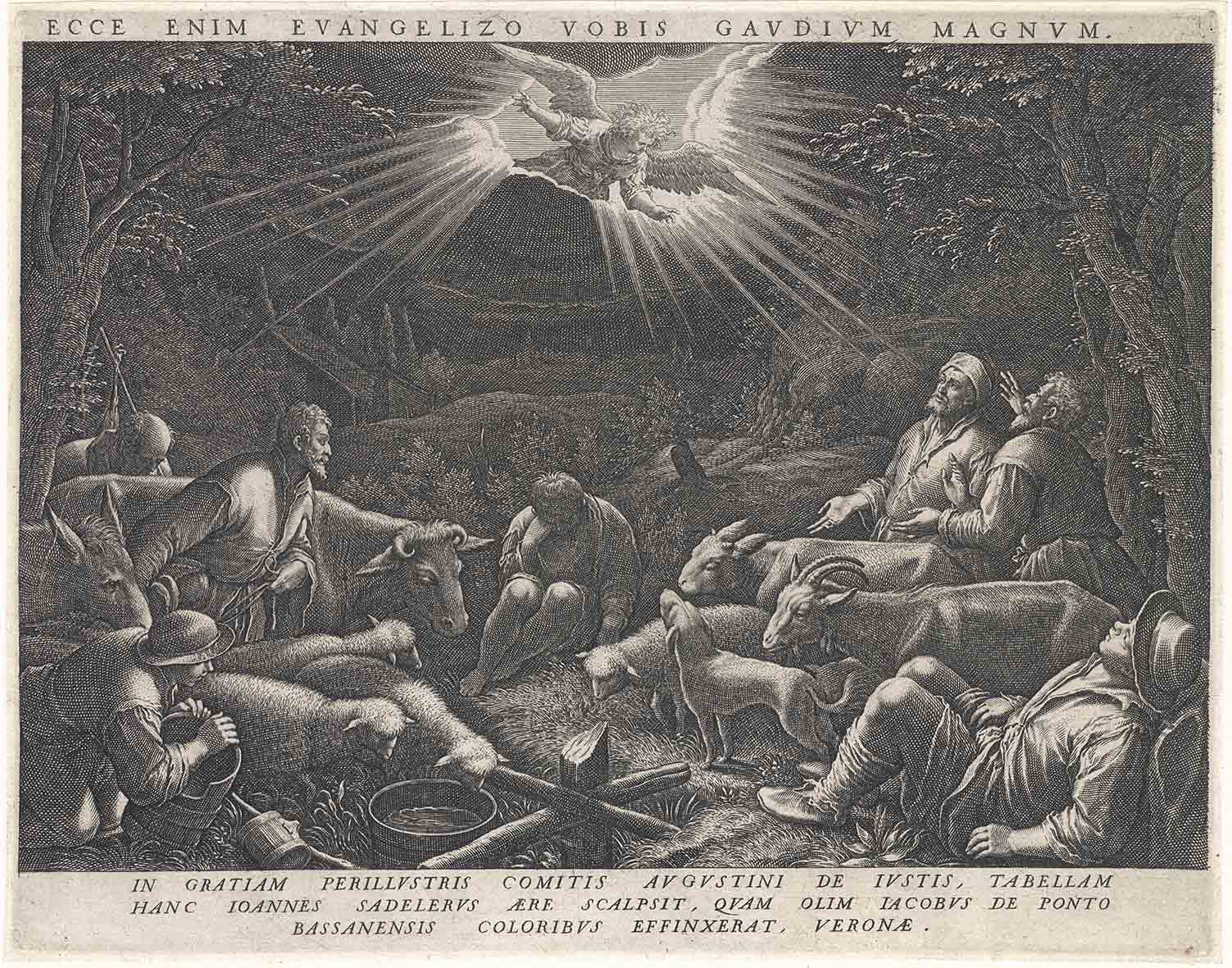 Prints and Principles: Jan Sadeler I’s engraving, “Annunciation to the ...