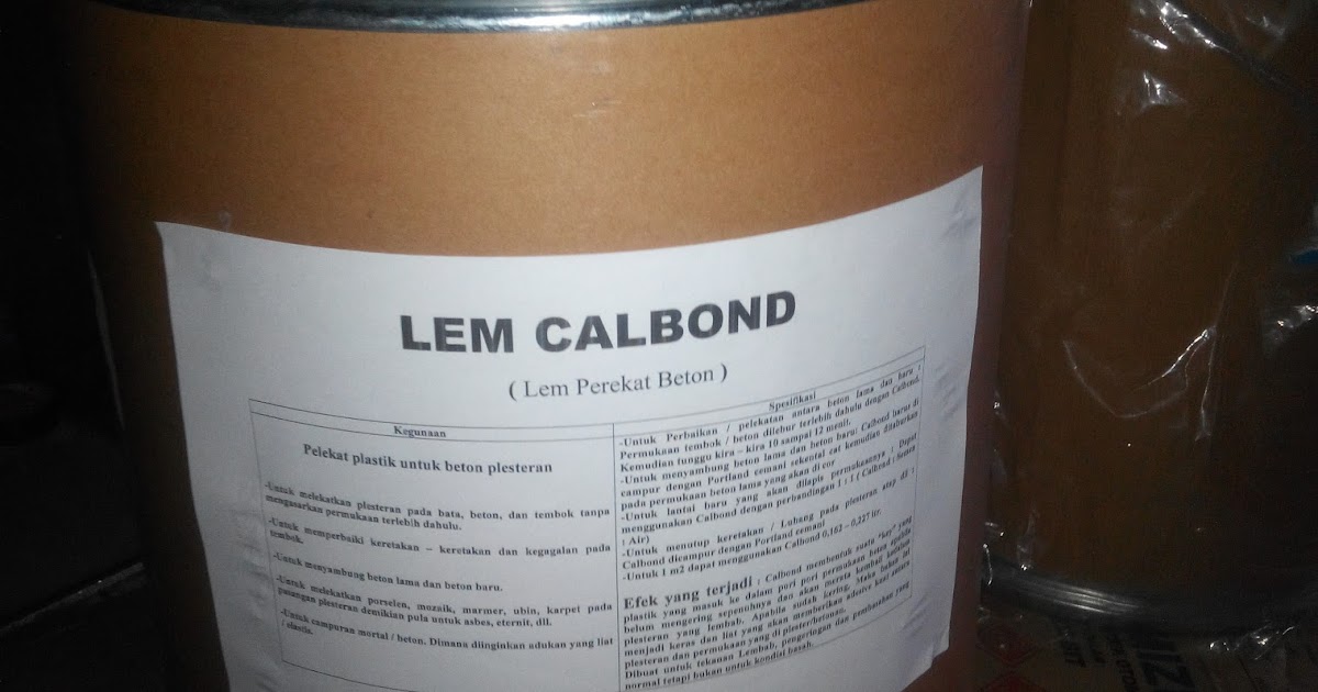 Raja Calbond: Lem Beton Calbond Uk 50kg