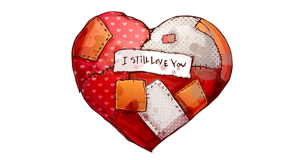 Tattered Heart | Symbols & Emoticons