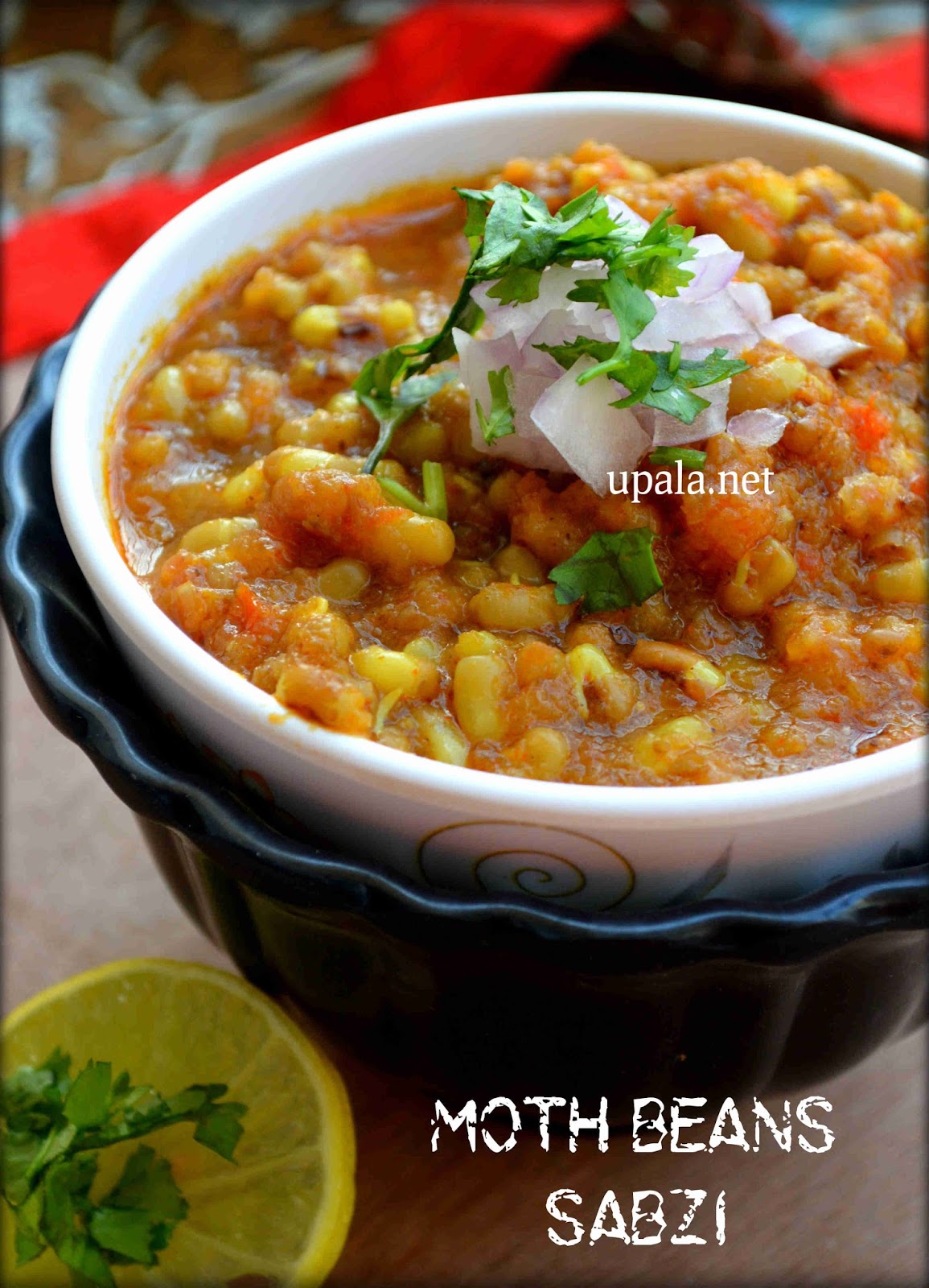Upala: Sprouted Matki Sabzi/Moth Beans Sabzi