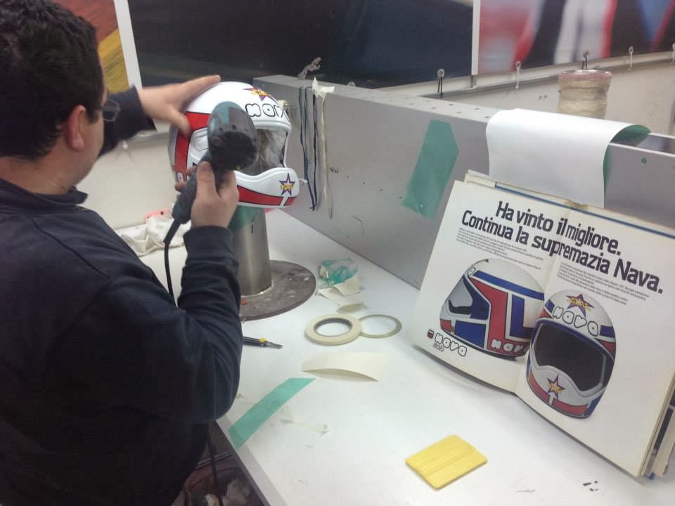 Racing Helmets Garage: Nava Replica Marco Lucchinelli by CF Design ...