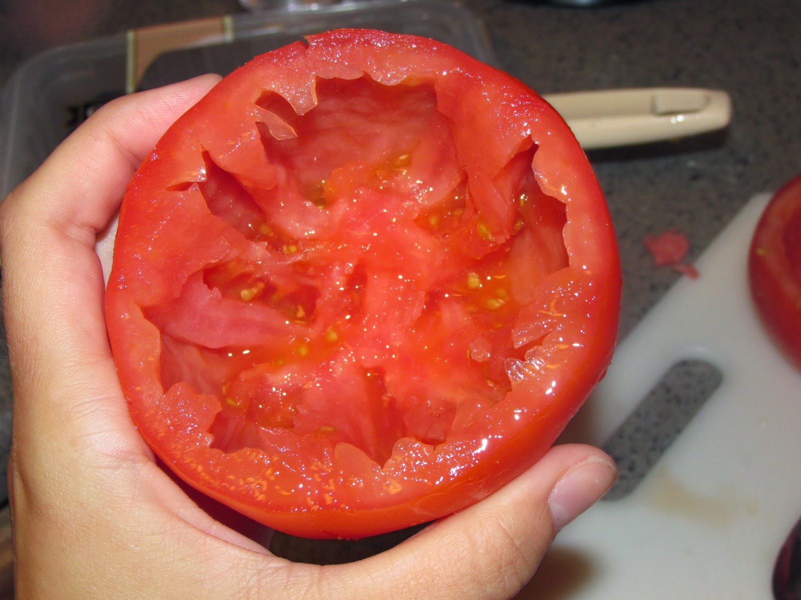 Sid Sisters: Eleni's Stuffed Tomato Recipe