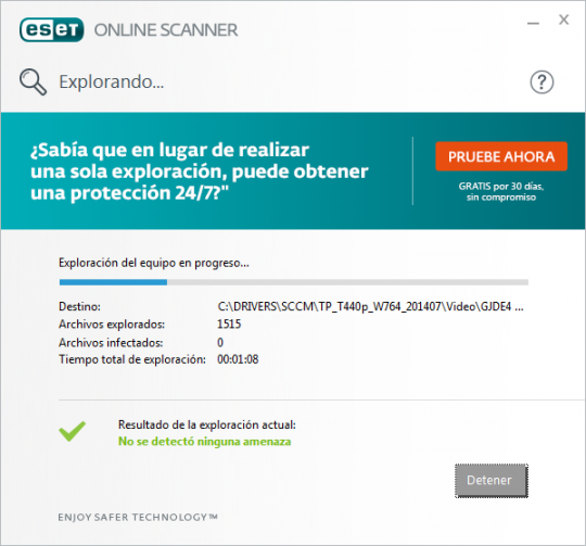 El blog de BekeSantos: Descarga ya la nueva versión de ESET OnLine Scanner