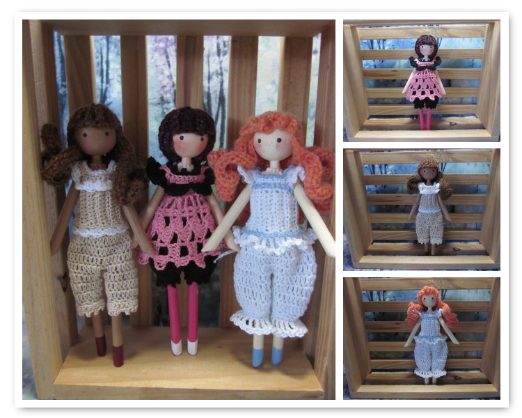 By Hook, By Hand: Dolls from dowels and beads