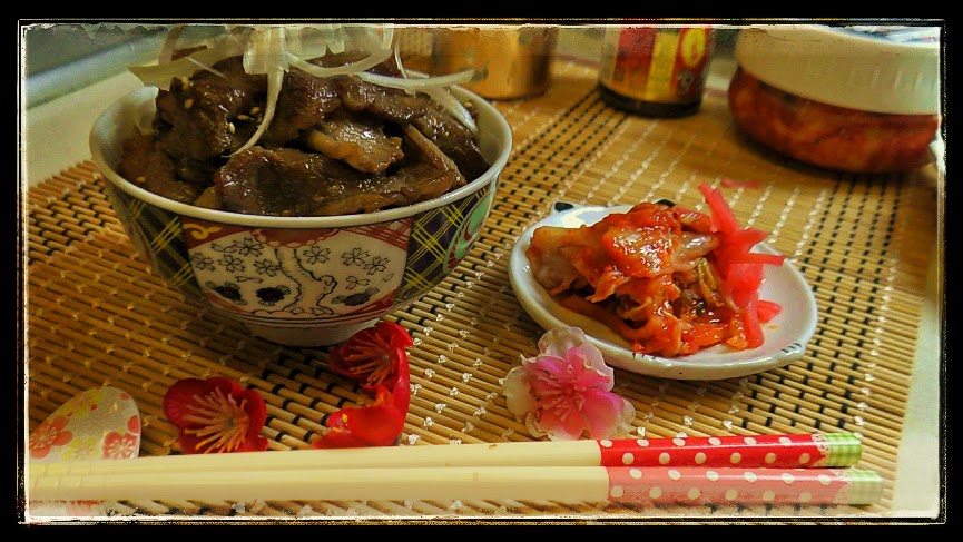 LUWEEH KITCHEN : BEEF KARUBI BOWL in YAKINIKU SAUCE