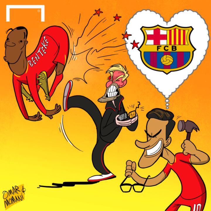 Omar Momani cartoons: Klopp's glasses