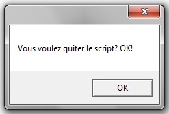 CONNAISSANCE DE BASE: Script InputBox avec programmation du bouton ...