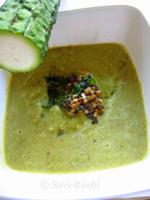 Savi-Ruchi: Heerekai Chutney | Ridge gourd Chutney | Thurai Chutney ...