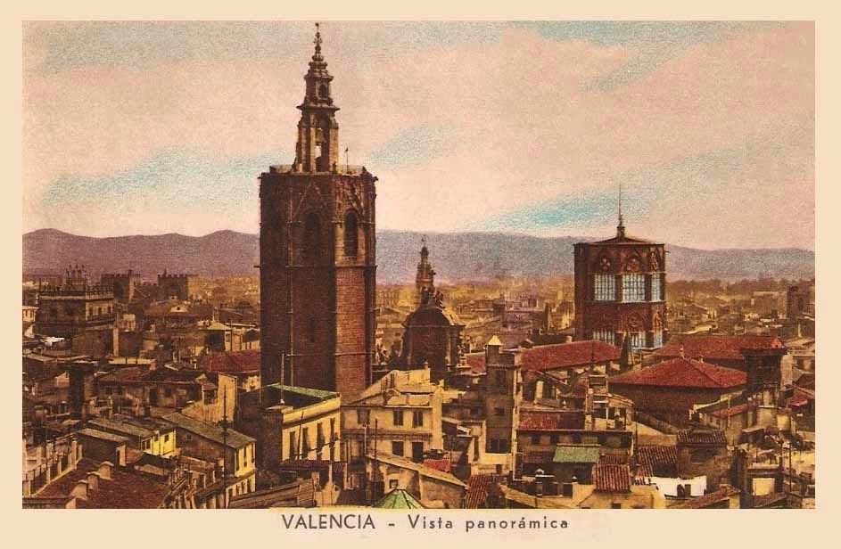 POSTALES DE VALENCIA: VISTA PANORÁMICA