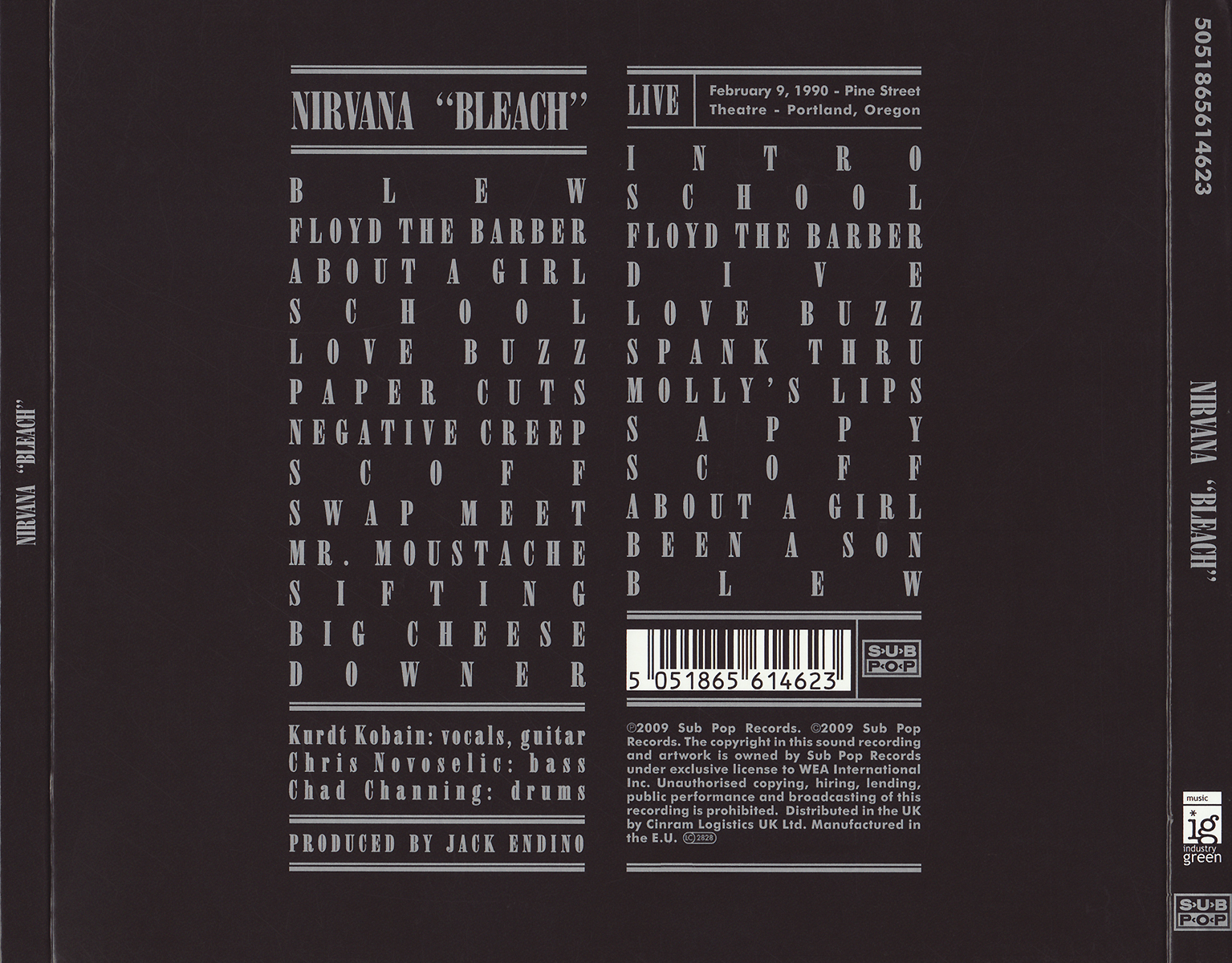 Explorando en tu Mente: Nirvana - Bleach (1989)