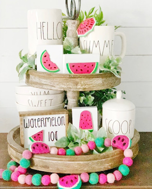 Brandi Raae: Farmhouse Watermelon Decor