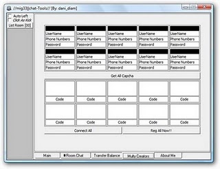 Mig33 World ☼☼: ☼ Mig33 Chat Tools V5.00[Admin,flood,kick,mix]