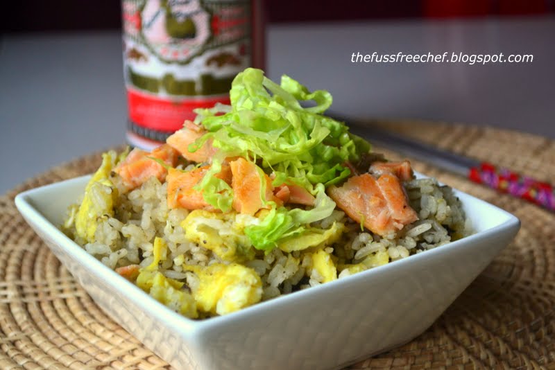 the FUSS FREE chef: Fried Rice with Salted Salmon and Preserved Olive ...