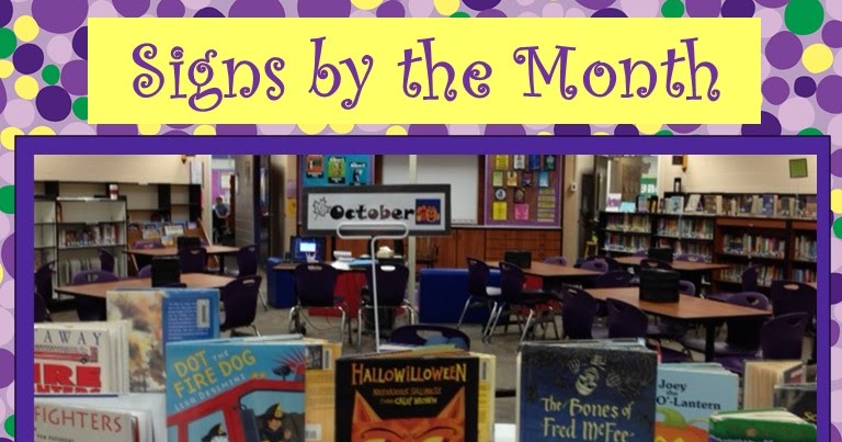 Classroom Freebies Too: FREE!: Signs by the Month