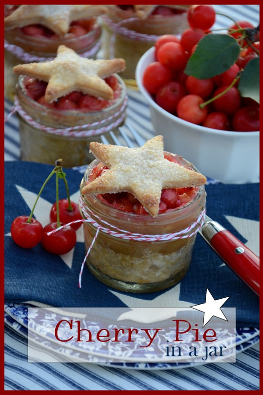 Cherry Pie In A Jar With Stars Stonegable