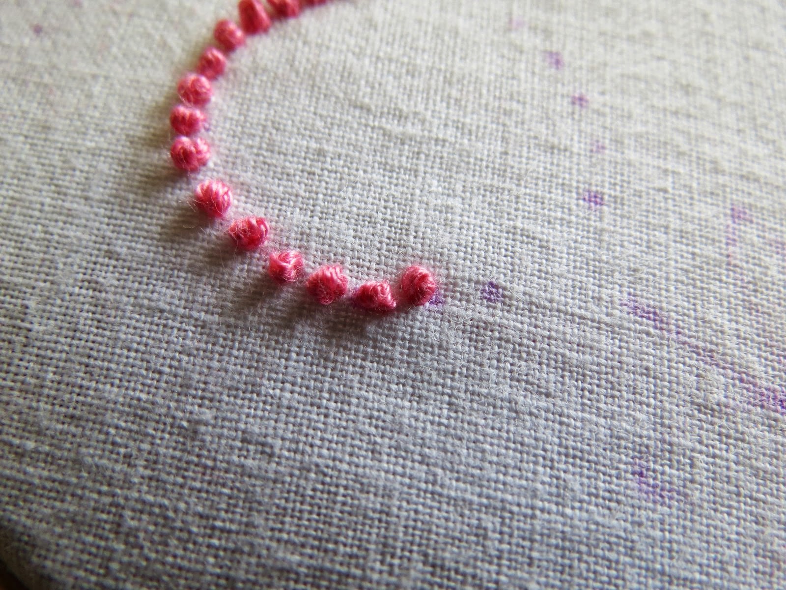 How to stitch 'French Knots' | A Little Happy Place
