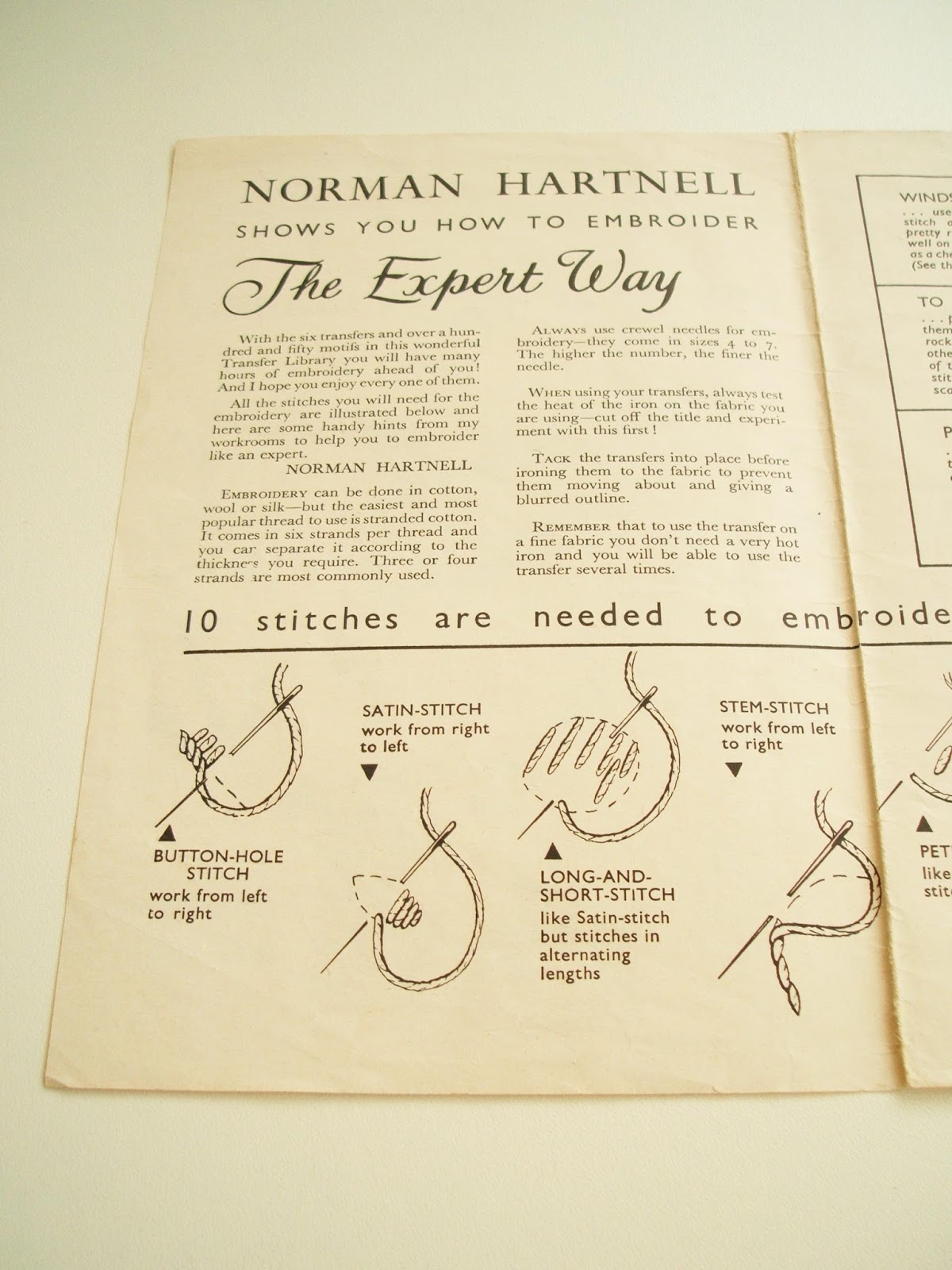 Me, You and Magoo: Vintage embroidery transfers and my first piece of ...