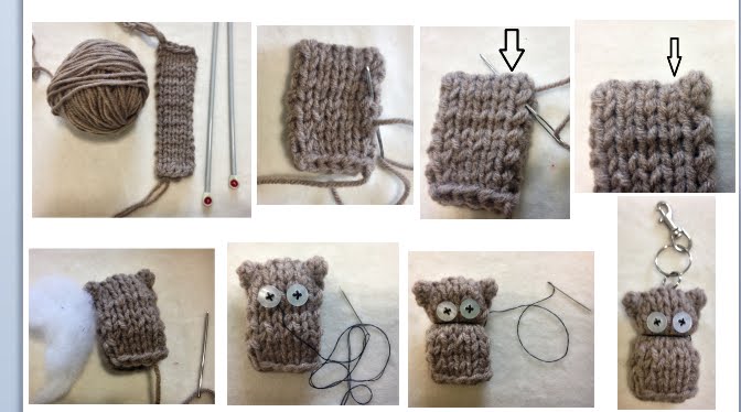 HECTANOOGA PATTERNS: FREE knitting pattern, kitty kat key ring