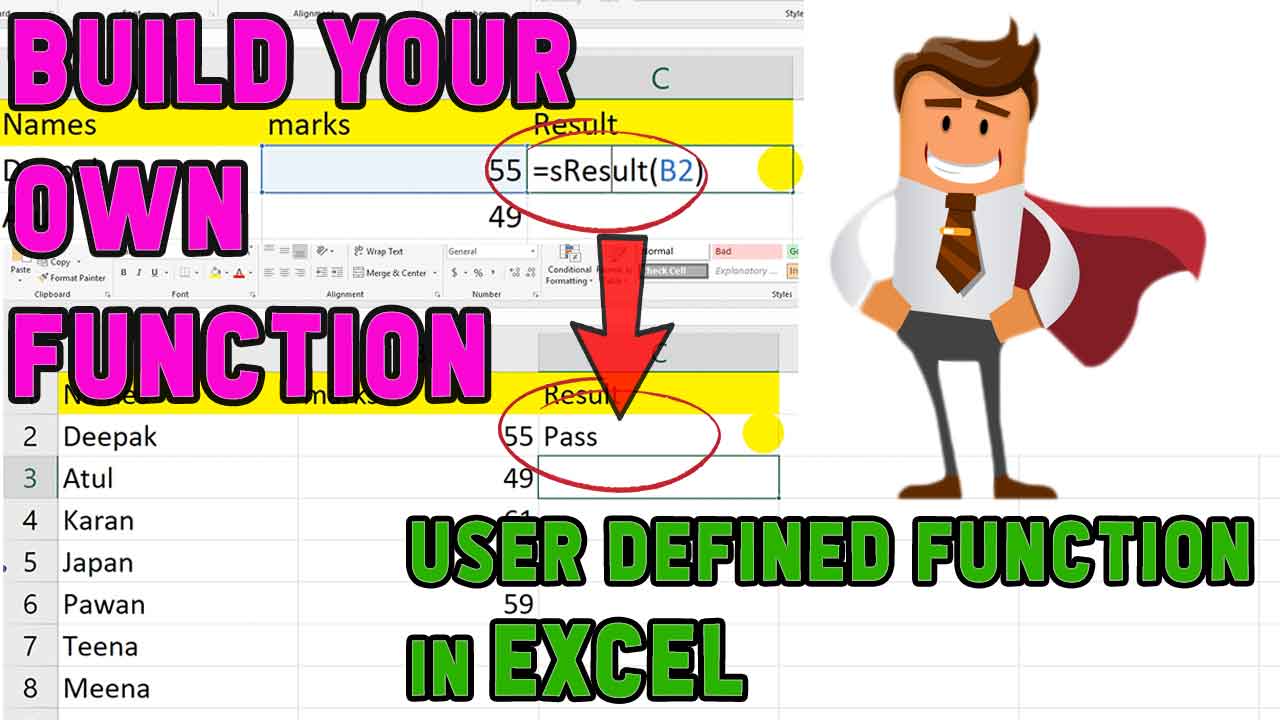 FREE VBA TIPS How To Create User Defined Function Or Custom Function FREE VBA TIPS How To Create User Defined Function Or Custom Function
