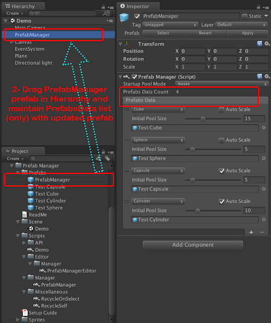 Computer Science Learners: Unity3D - Prefab Manager