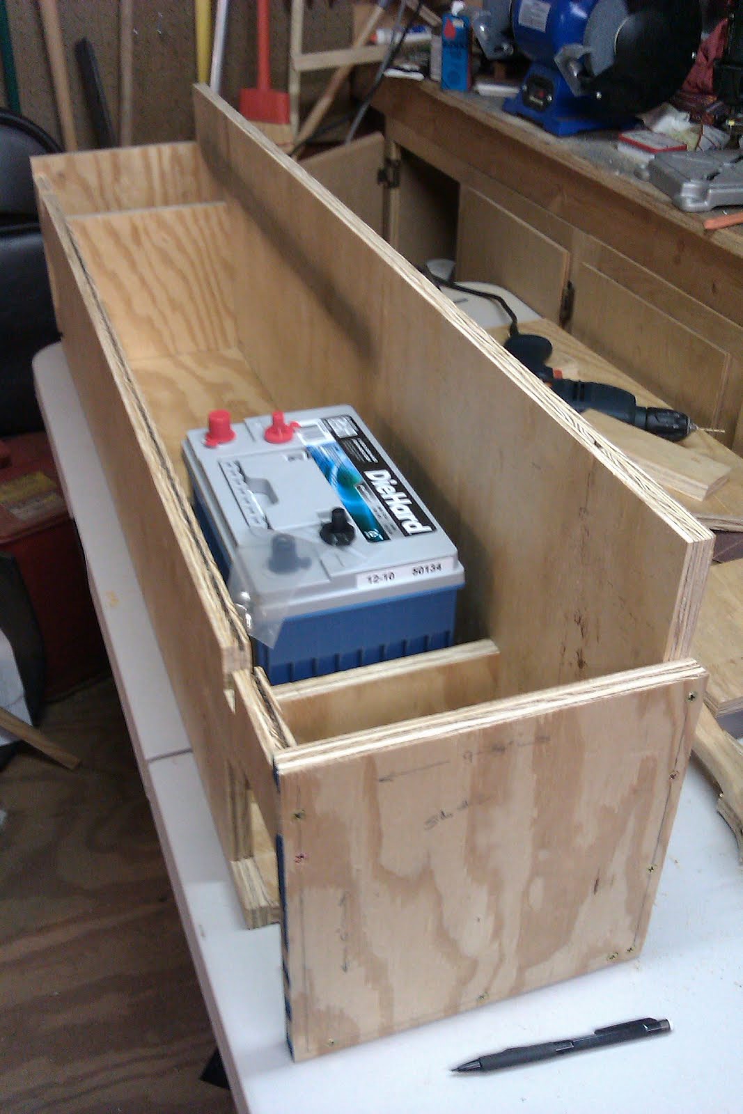 Herbie's World: Battery Box and Bed Platform