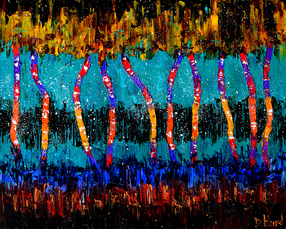 Debra Hurd Original Paintings AND Jazz Art: Abstract Texture Palette ...