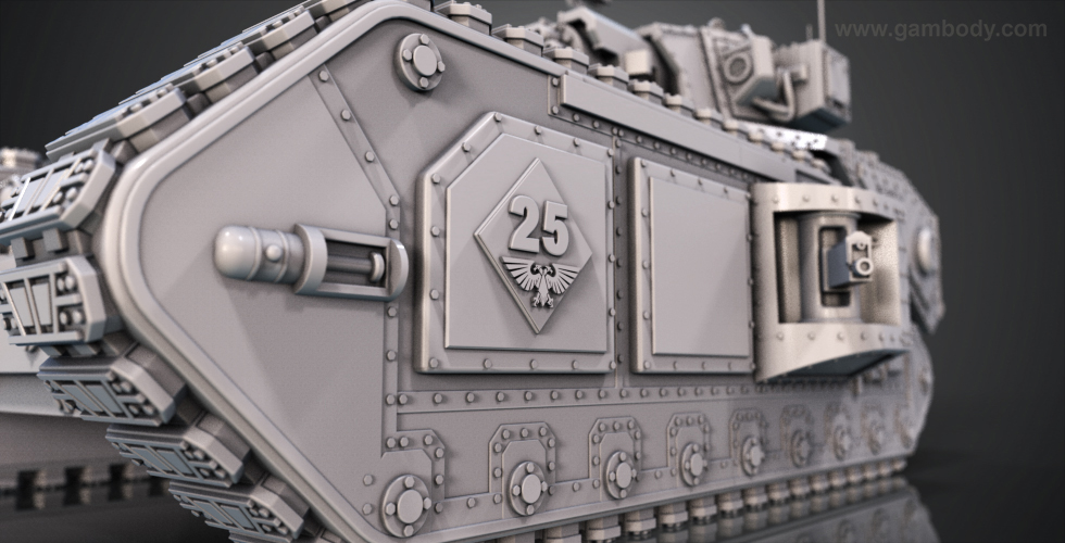 Vulcan Tank 3D Model | Assembly | Nixon's 3D Models
