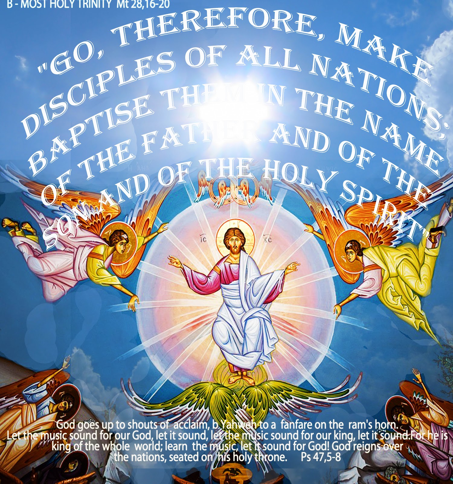 THE WORD OF THE LORD - GOSPEL YEAR B: B - HOLY TRINITY