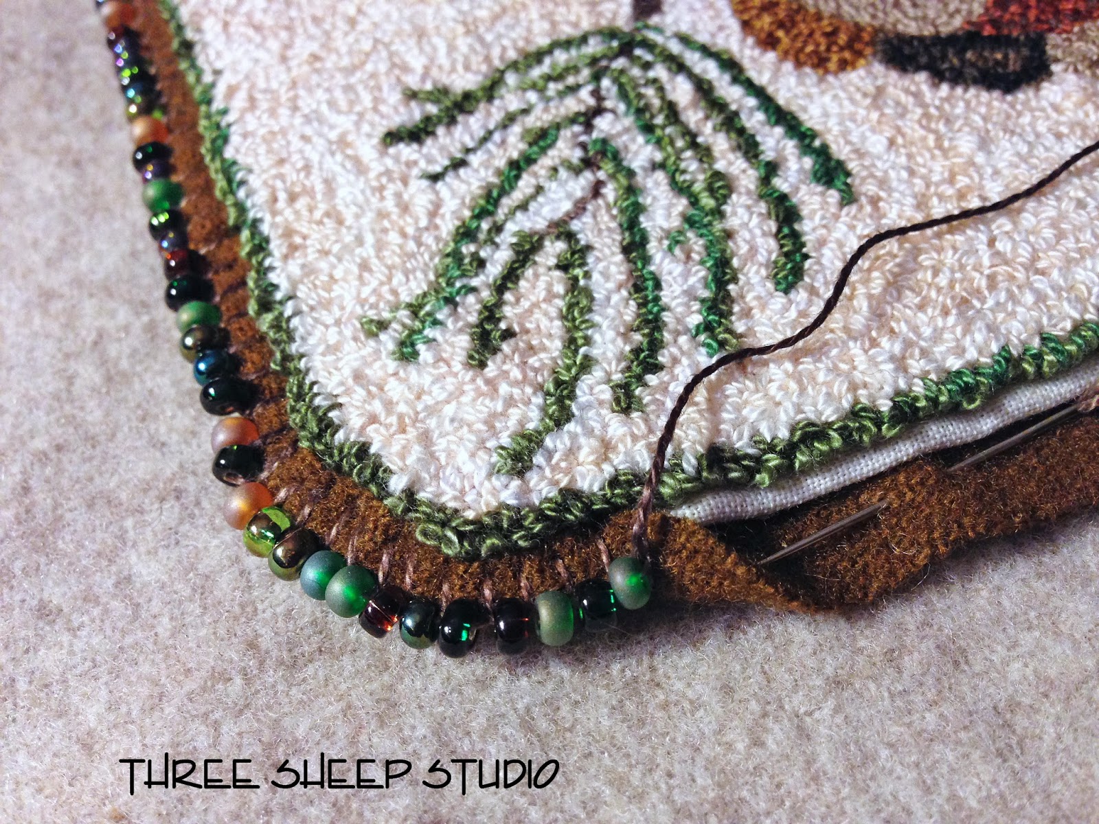 Three Sheep Studio: "Finishing" Edges...